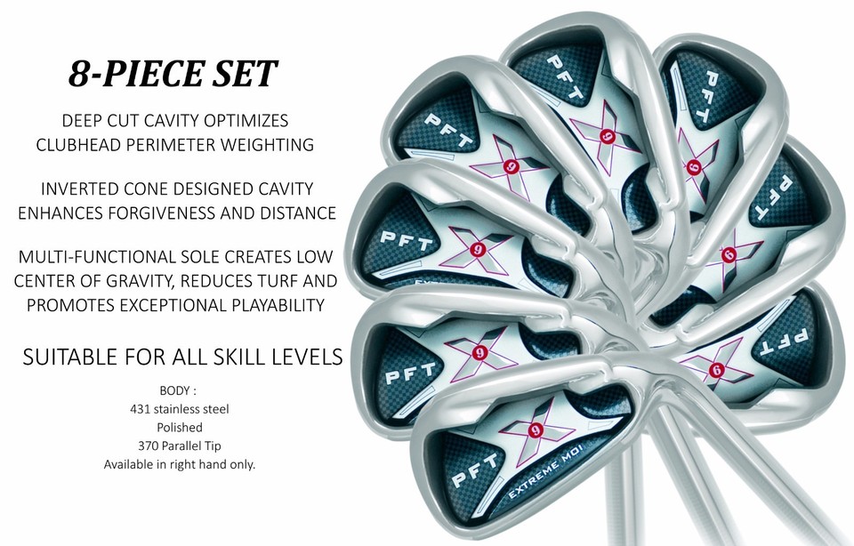 Big Tall Golf Clubs XXL Made +2" XL Extra Long Irons Set Jumbo Grips | eBay