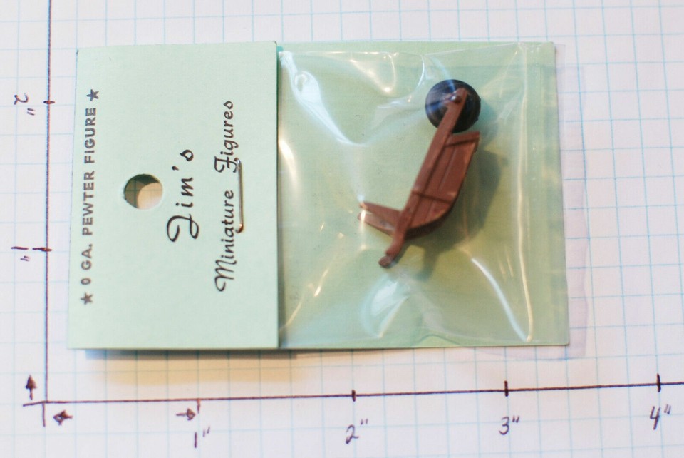 Wheelbarrow Figure, Metal, O O-27 Gauge For Lionel ,Marx ,MTH ,Train ...