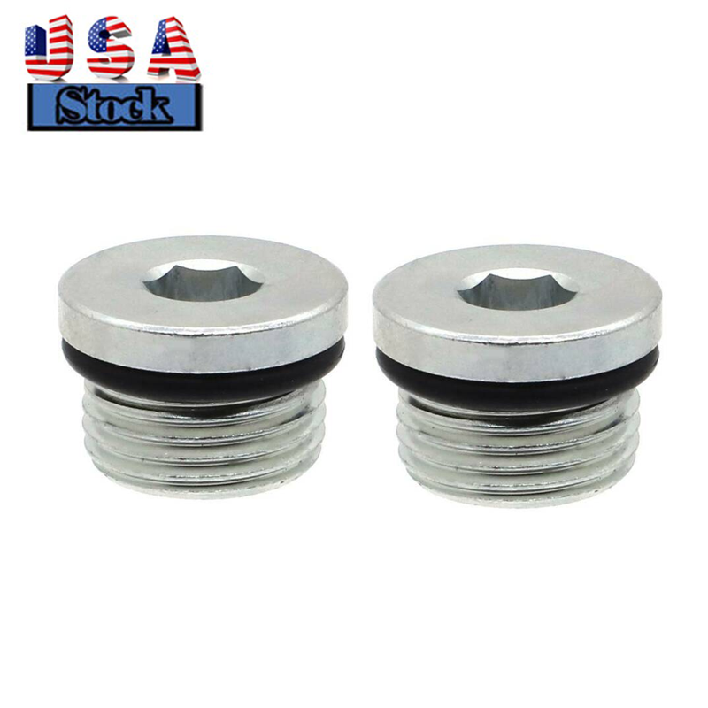 2X Oil Drain PLUG & O-Ring For Polaris RZR Ranger Sportsman ...