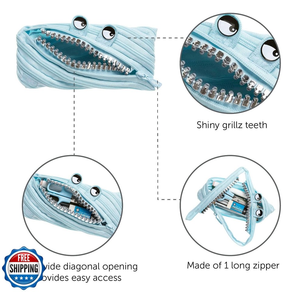 ZIPIT Grillz Pencil Case for Boys | Pencil Pouch for School, College and Offi | eBay