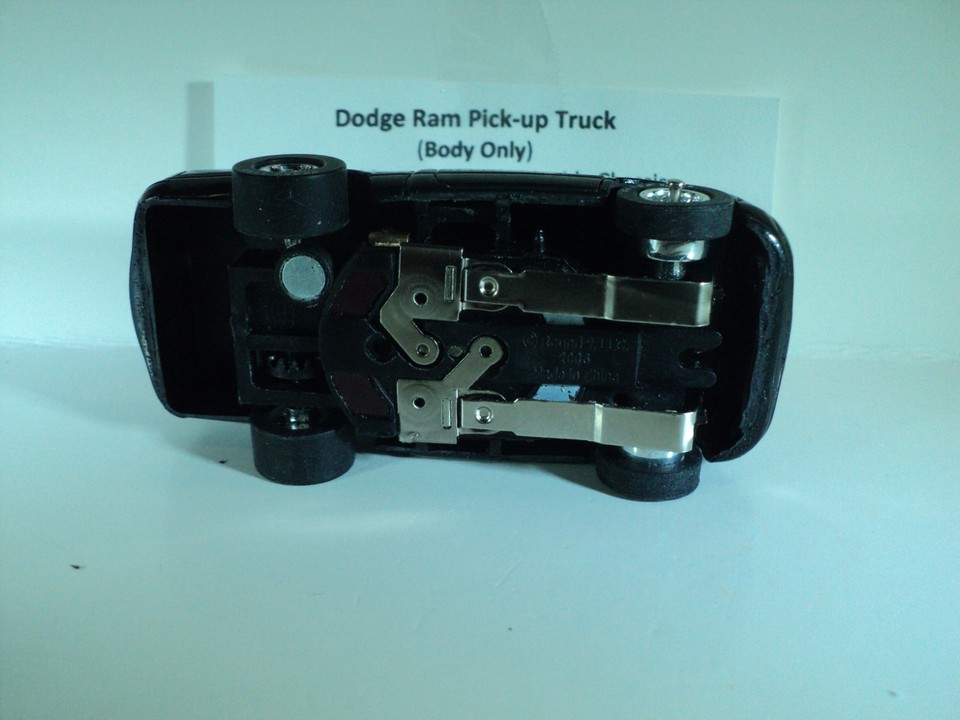HO scale Slot Car Custom Resin body Black Dodge Ram Pickup Truck Fits ...