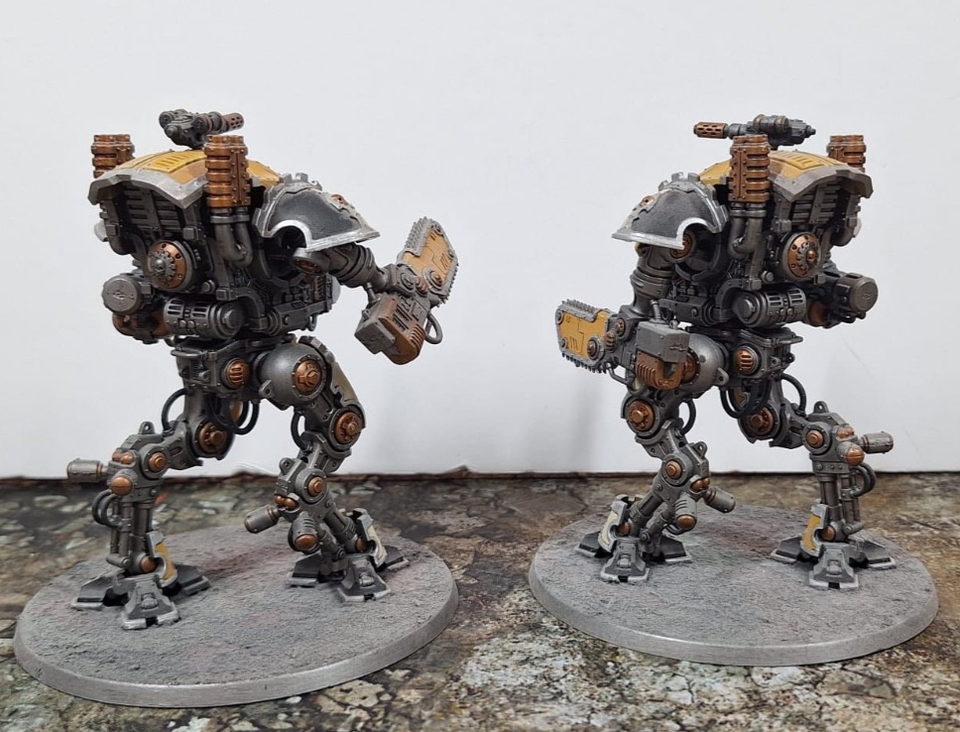Warhammer 40k - Imperial Knights Armiger Warglaives - Painted - P-128 ...
