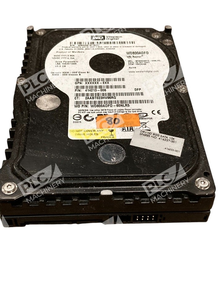 Western Digital WD800ADFD WD Raptor 80GB Hard Drive | eBay