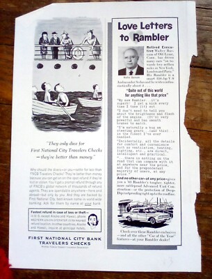 1963 Rambler: Love Letter to Rambler. Vintage Print Ad - Retired ...