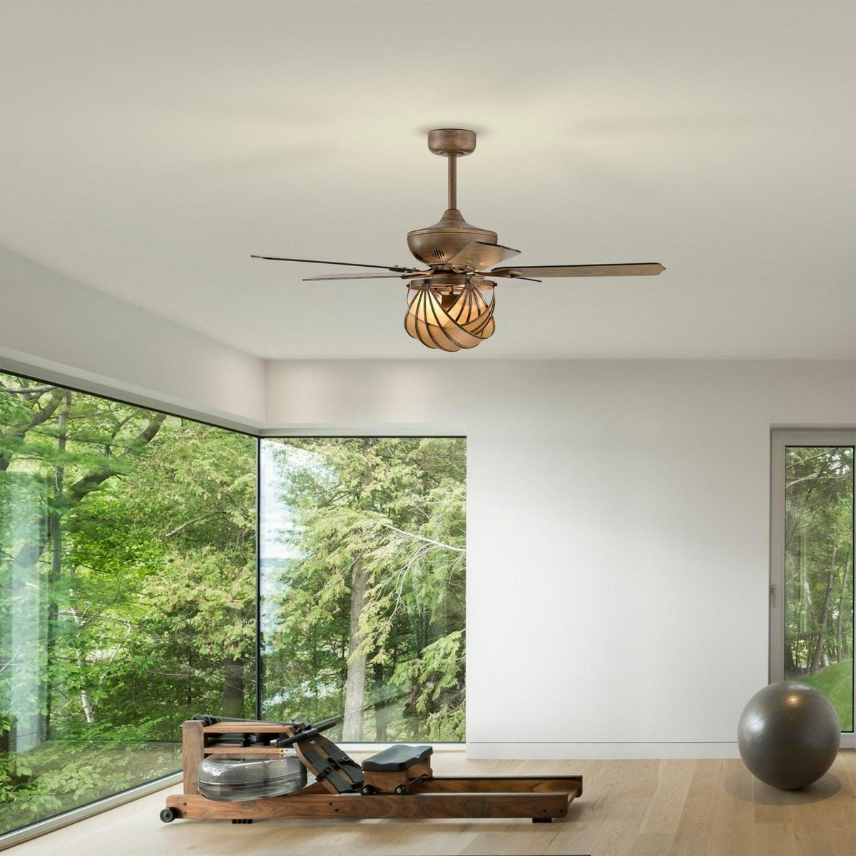 Mid Century Modern Ceiling Fan With Light Collection: Mid Century