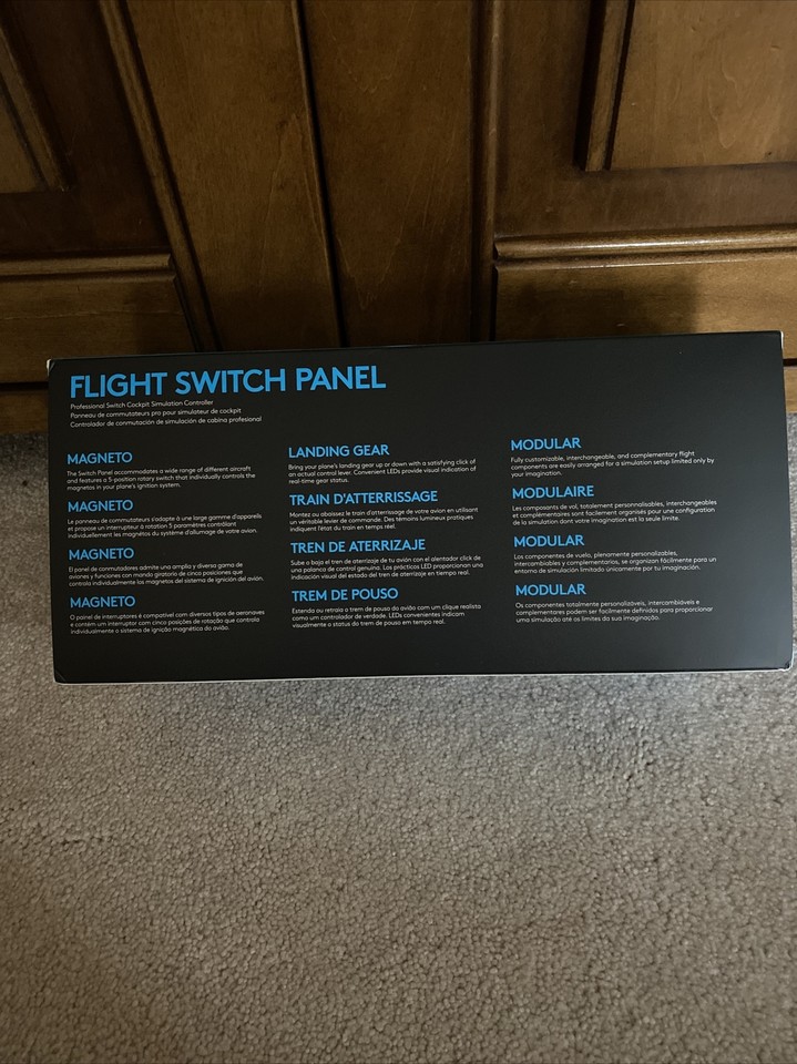 Logitech G Saitek Pro Flight Switch Panel - Black (945-000030 ...