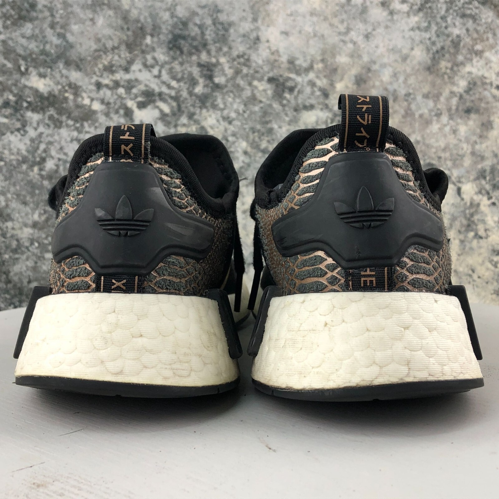 ADIDAS Originals Women's 7 NMD R1 Black Rose Gold Lace Up Athletic ...