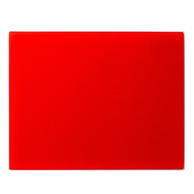 Glass Worktop Saver - Red - 500 x 400mm Non-Slip Kitchen Glass Chopping ...