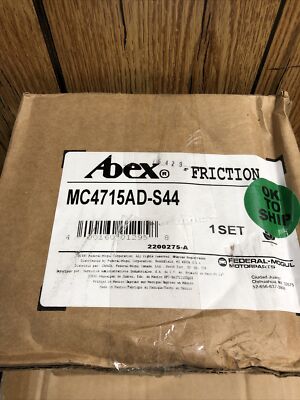 FEDERAL MOGUL-ABEX Brake Lining - Transit MC4715AD-S44 (1 Set) Brand ...
