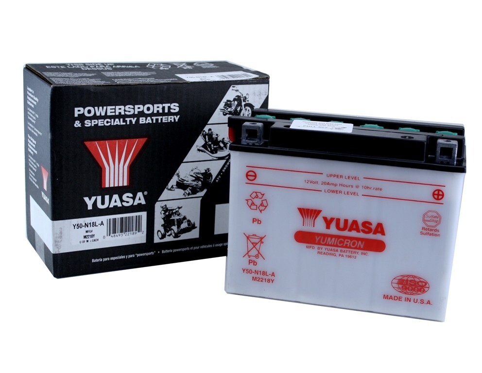 Yuasa Y50-N18L-A 12-Volt Battery For 1996-2001 Ski-Doo Grand Touring ...