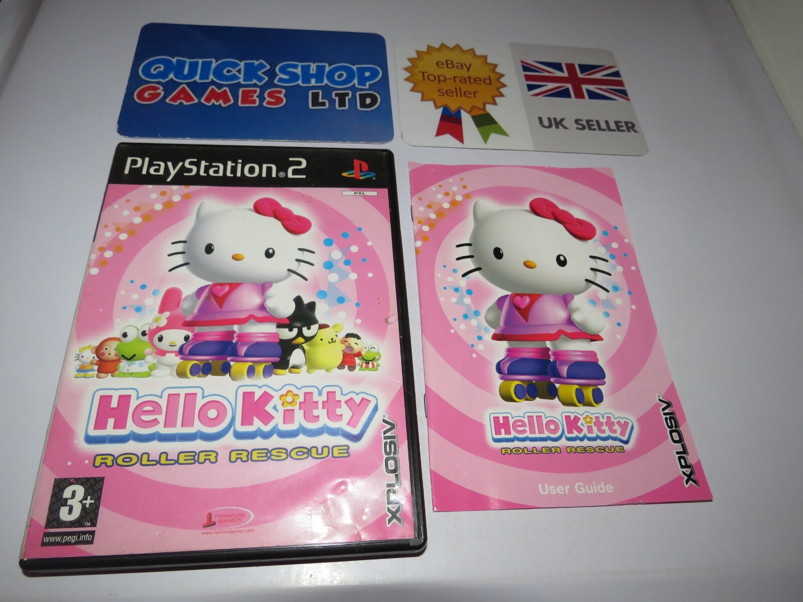 Hello Kitty Roller Rescue Playstation 2 PS2 uk tracked deivery ...