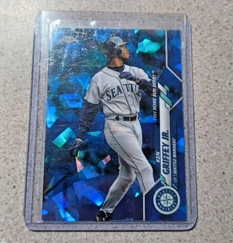 2020 Topps Chrome Cracked Blue Ice Insert Ken Griffey Jr. #U-150 | eBay