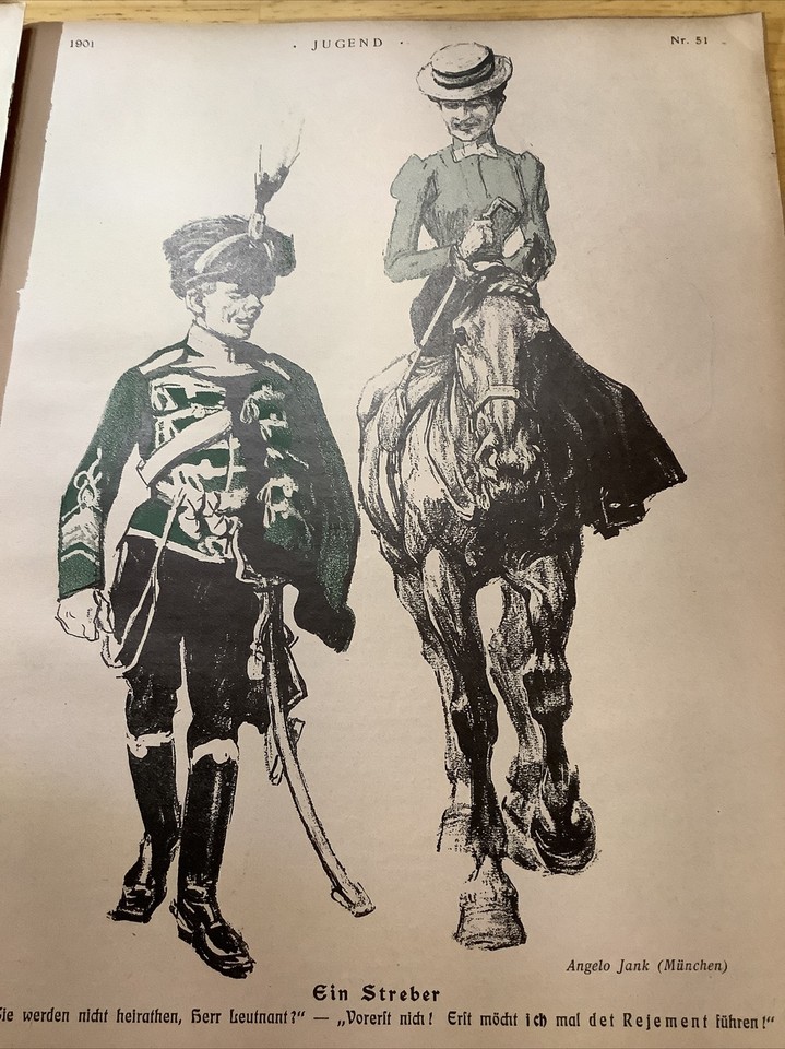 1901 RARE GERMAN JUGEND MAGAZINE ~ ART NOUVEAU ~ JUDGENSTIL | eBay