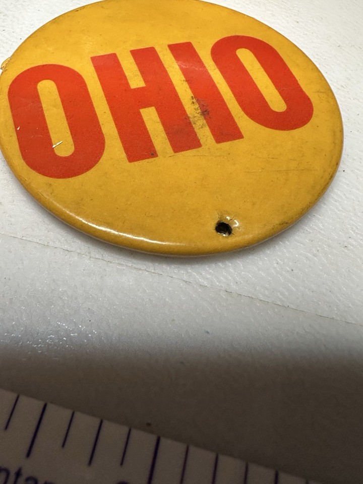 Vintage Ohio Whitehead & Hoag State Travel Destination OH Pin Pinback ...