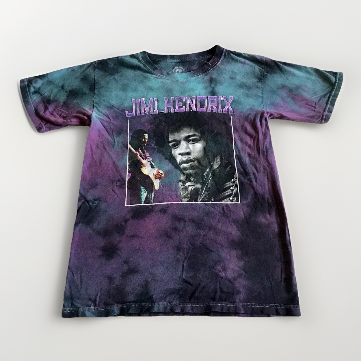 Jimi Hendrix Authentic Hendrix Band Rock Tie Dye Tee … - Gem