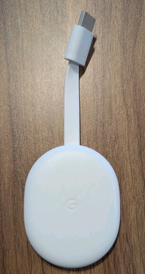 Google Chromecast with Google TV 4K UHD Media Streamer - Snow ...