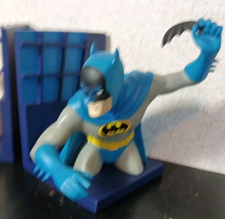WARNER BROTHERS STORE CLASSIC BATMAN & ROBIN BOOKENDS 1999 New Open Box ...