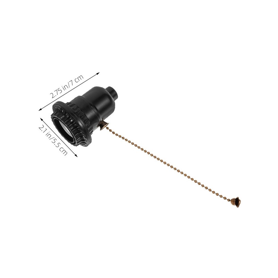 Pull Chain Light Socket Bakelite Lamp Base Replacement For Ceiling ...