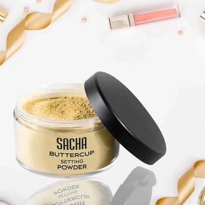 Sacha Buttercup Setting Powder Loose Powder Full Size Face Makeup Tools ...