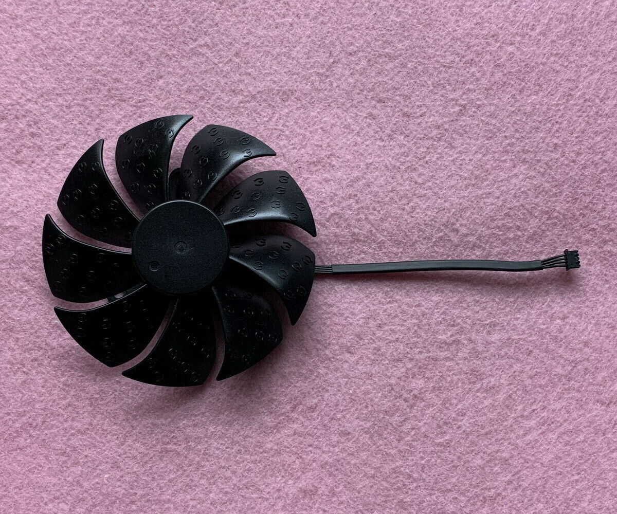 87mm EVGA RTX 2060 2070 2080 Ti Single Fan Replacement PLD09220S12H ...