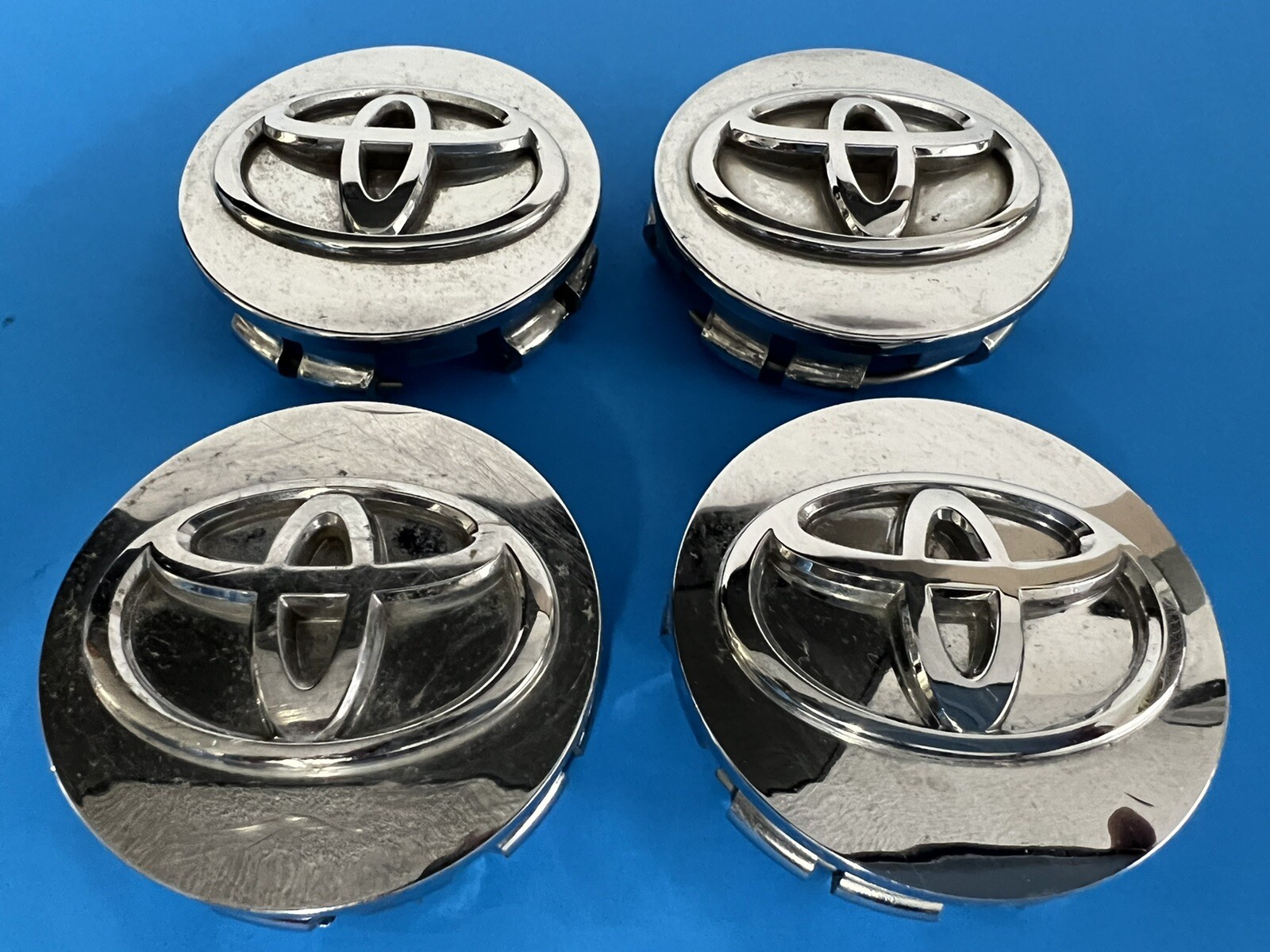 TOYOTA CAMRY HIGHLANDER SIENNA 62MM GENUINE OEM CENTER CAPS SET 42603 ...