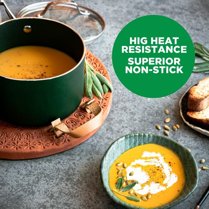 Granitestone Emerald 10 Piece Nonstick Durable Cookware Set with Glass ...