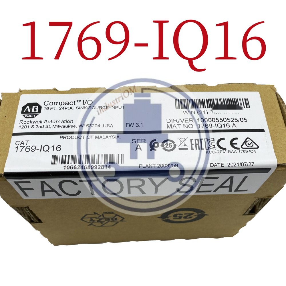 1769-IQ16 AB 1769IQ16 Compact 16 PT.24VDC INPUT Module PLC 2022 NEW ...