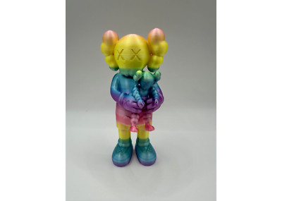 Custom 3D Printed Kaws with Baby - Rainbow | eBay