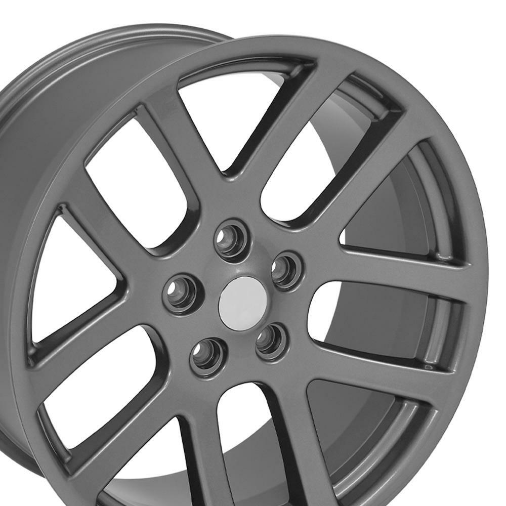 22 inch Gunmetal 2223 Rims SET (4) Fit Dodge Dakota RAM 1500 SRT10 ...