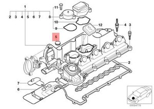 Genuine BMW E38 E39 E46 E53 E60 E61 Sealing Blind Plug D=18MM OEM ...