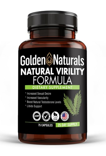 Golden Naturals Natural Virility Formula, 75 ct For Libido Support | eBay