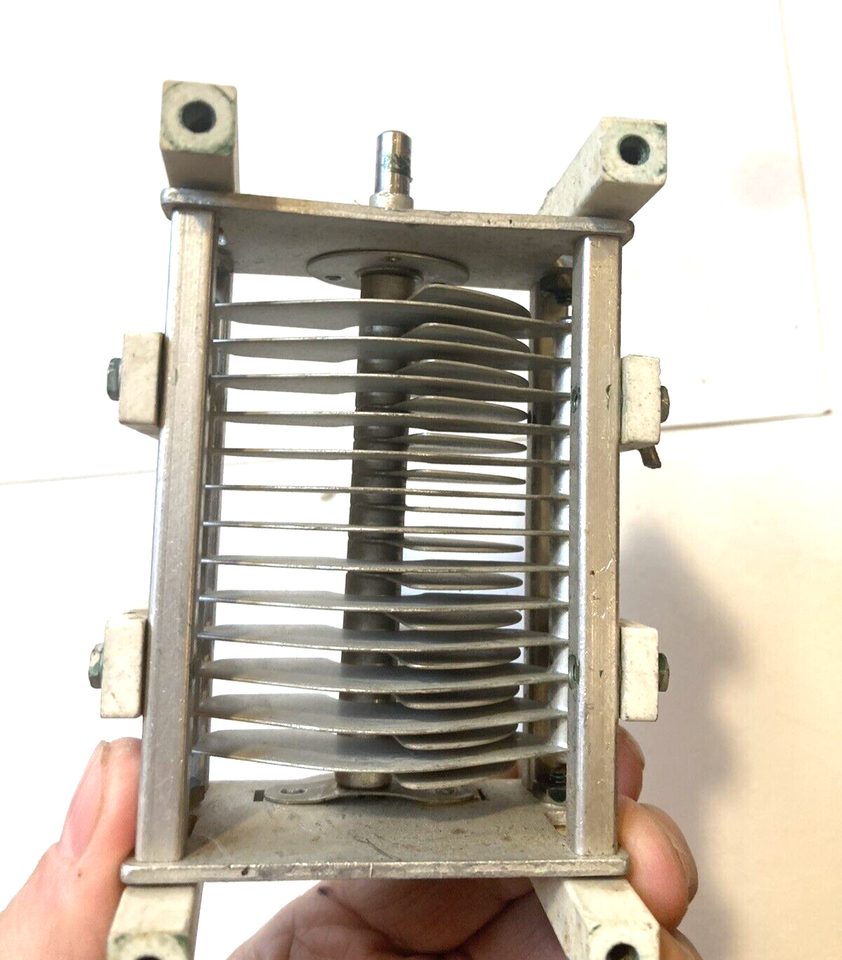 LARGE HAMMARLUND HAM RADIO AIR VARIABLE TUNER CONDENSER FOR HAM RADIO ...