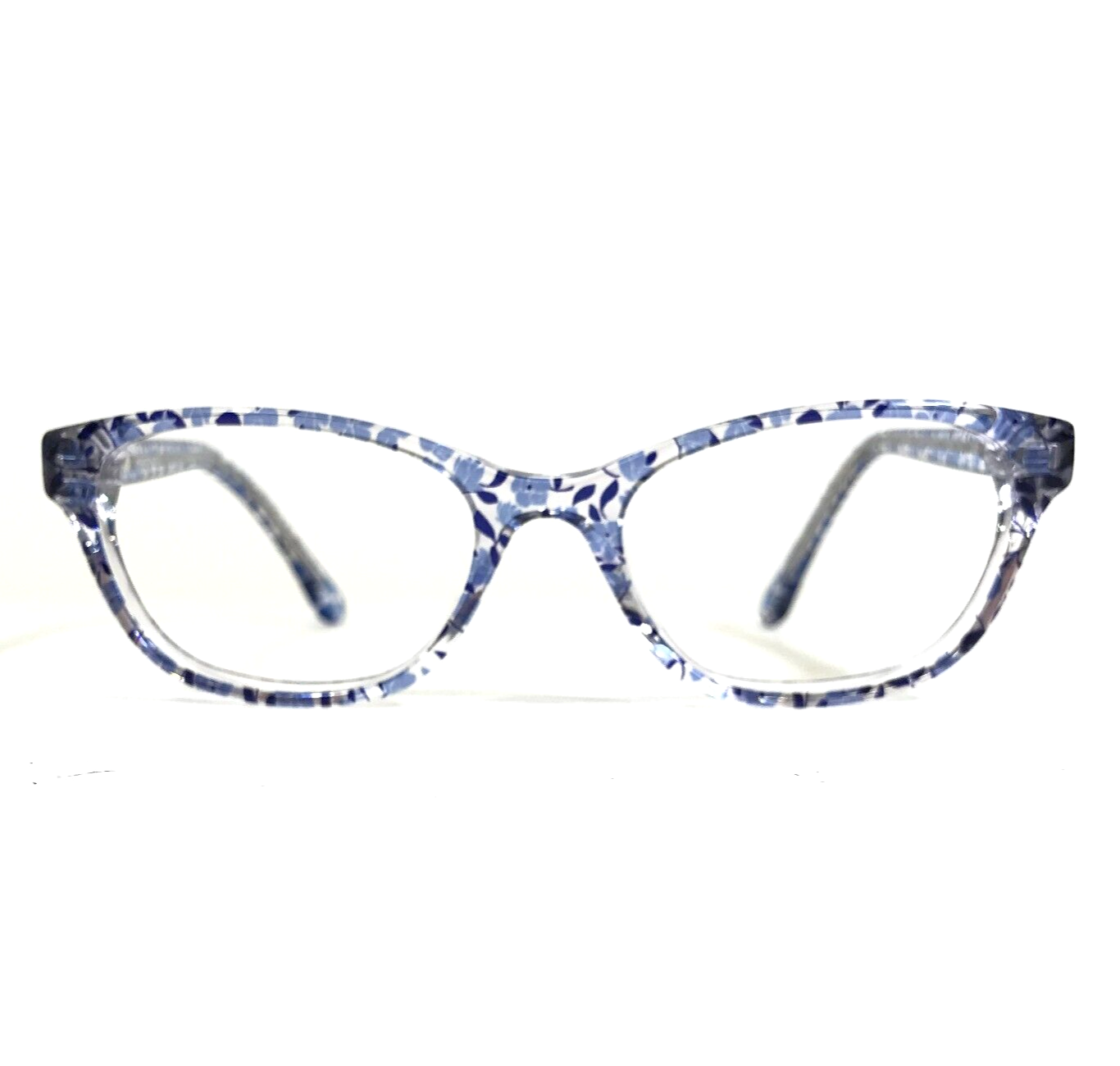 Draper James Eyeglasses Frames DJ1001 414 Blue Clear Cat Eye 48-16-135 ...