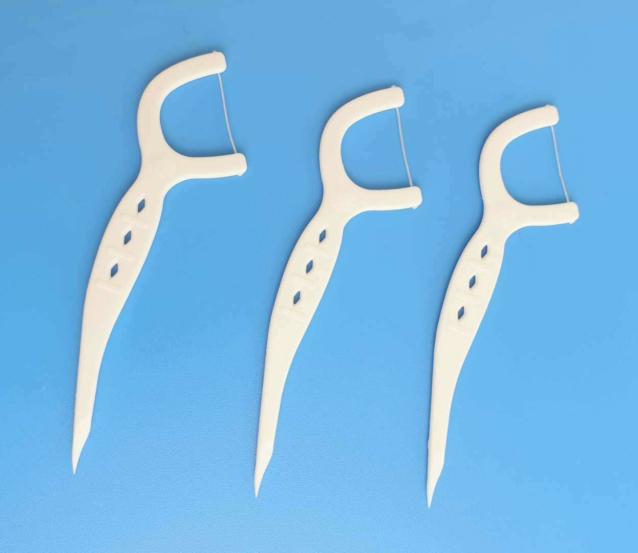 75 PK High Quality Floss Harps Tooth Picks Floss Sticks Premium Polymer ...