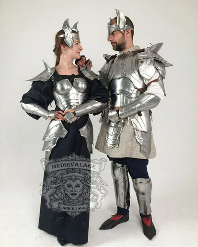 Medieval Fantasy Couple Armor Premium Look Cosplay Halloween Costume ...