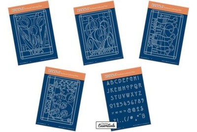 Clarity Stamps Groovi Parchment Embossing Art Nouveau A6 Plates | eBay