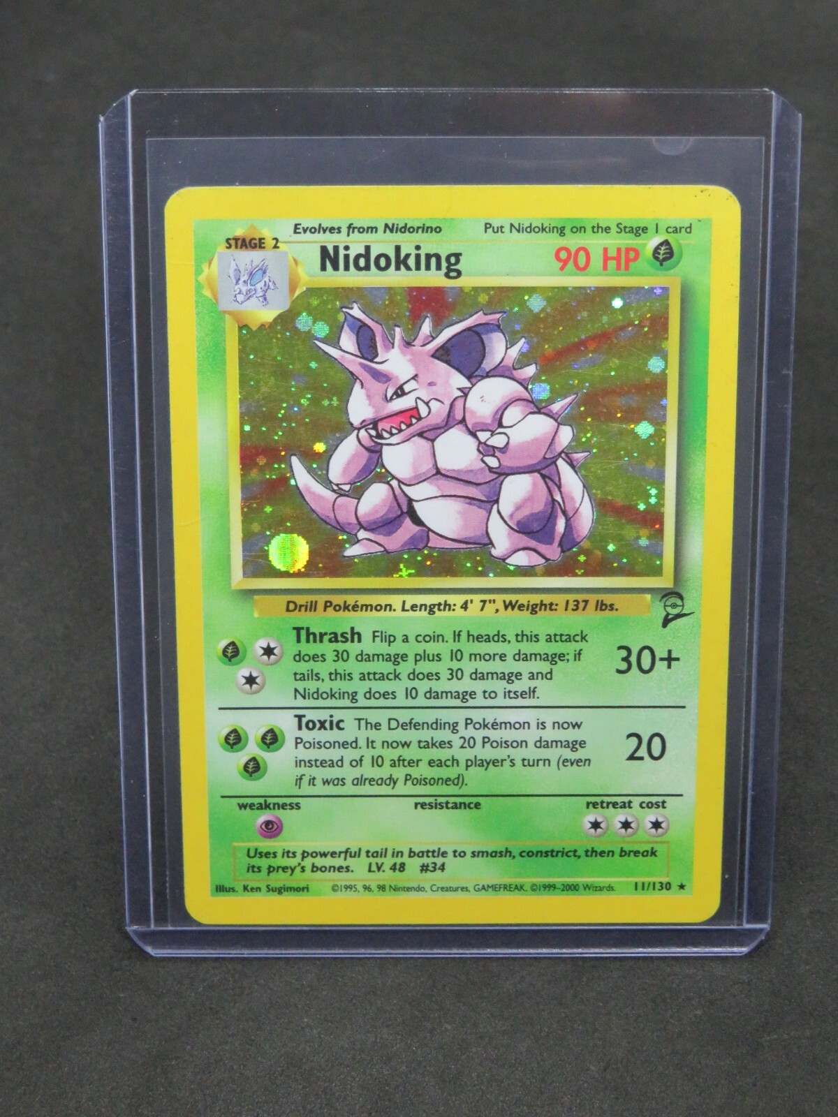 Pokémon TCG Nidoking Base Set 11/102 Holo Unlimited Holo Rare NP3 | eBay