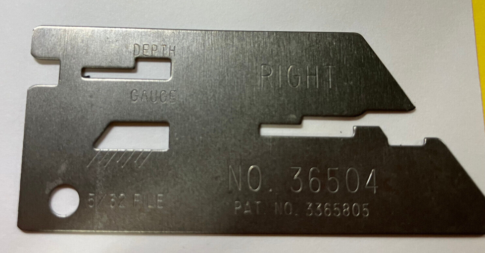 65993 Carlton FILE-O-PLATE 3/8" LO PRO 5/32" CHAINSAW FILE | eBay