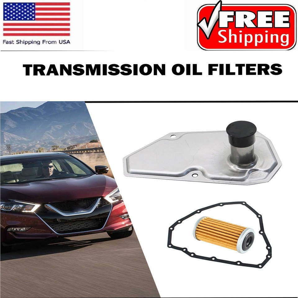 33010-JF015 Transmission Oil Filter w/ Pan For Gasket NISSAN SENTRA ...