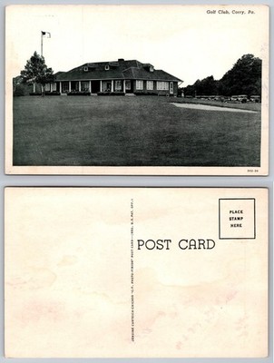 Golf Club Corry PA Postcard | eBay
