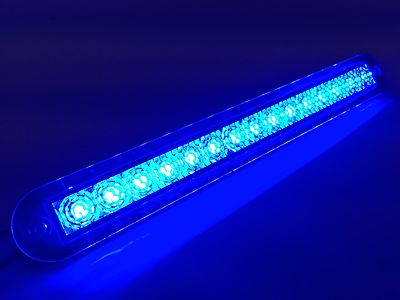 MARINE BOAT BLUE LED STRIP LIGHT 23LM FLUSH MOUNT 12V 3W IP67 4500K 7.9 ...