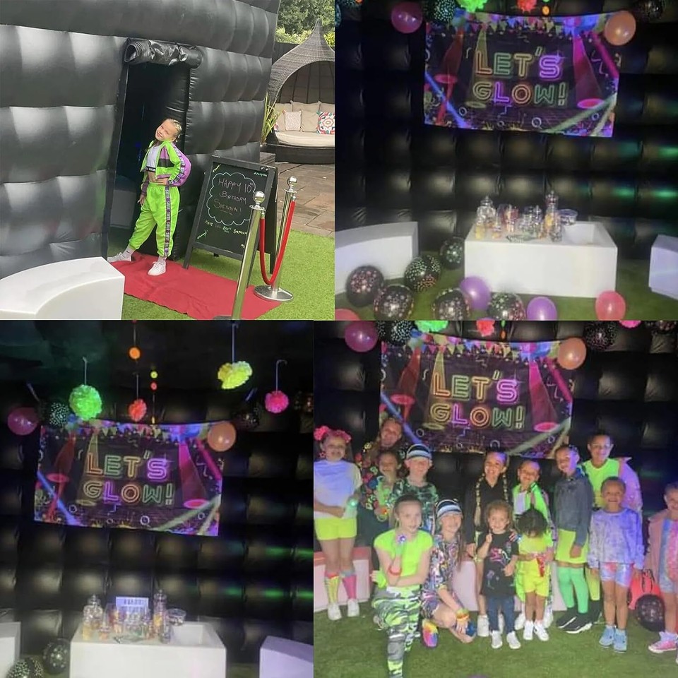 NEW Large Inflatable Portable Air Cube Tent Square Event Room Marquee ...