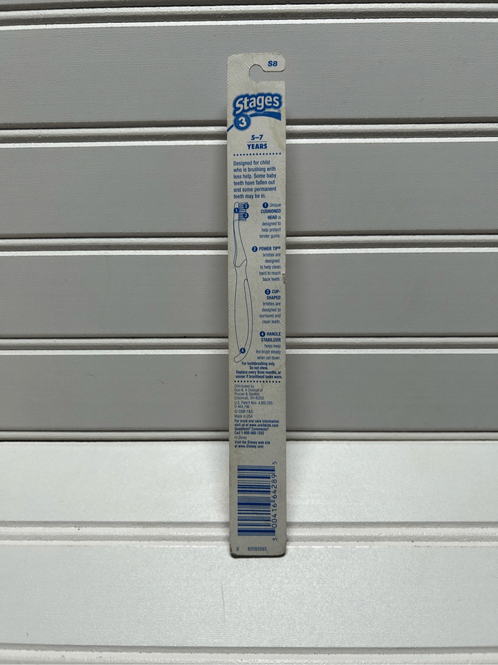 Oral B Stages 3 Disney Princess Pink Toothbrush Ariel Cinderella Belle ...