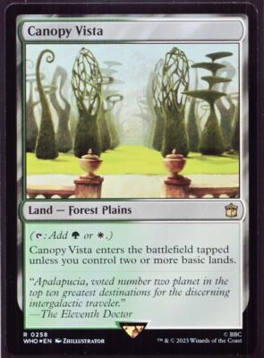 Canopy Vista - 258 Foil - MTG Doctor Who | eBay