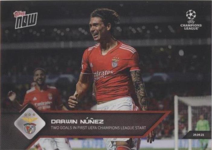 2021-22 Topps Now UCL - Darwin Nunez #043 /346 for sale online | eBay