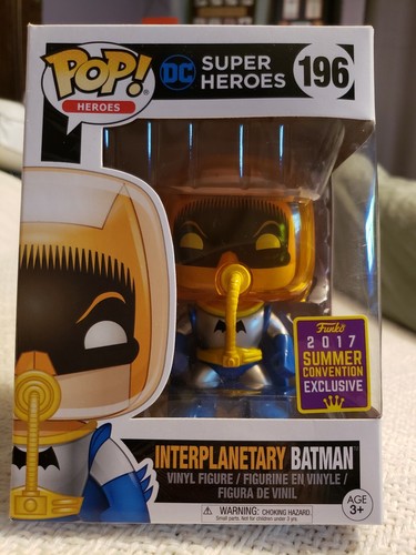 FUNKO POP DC SUPER HEROES 2017 SUMMER CONVENTION INTERPLANETARY BATMAN ...