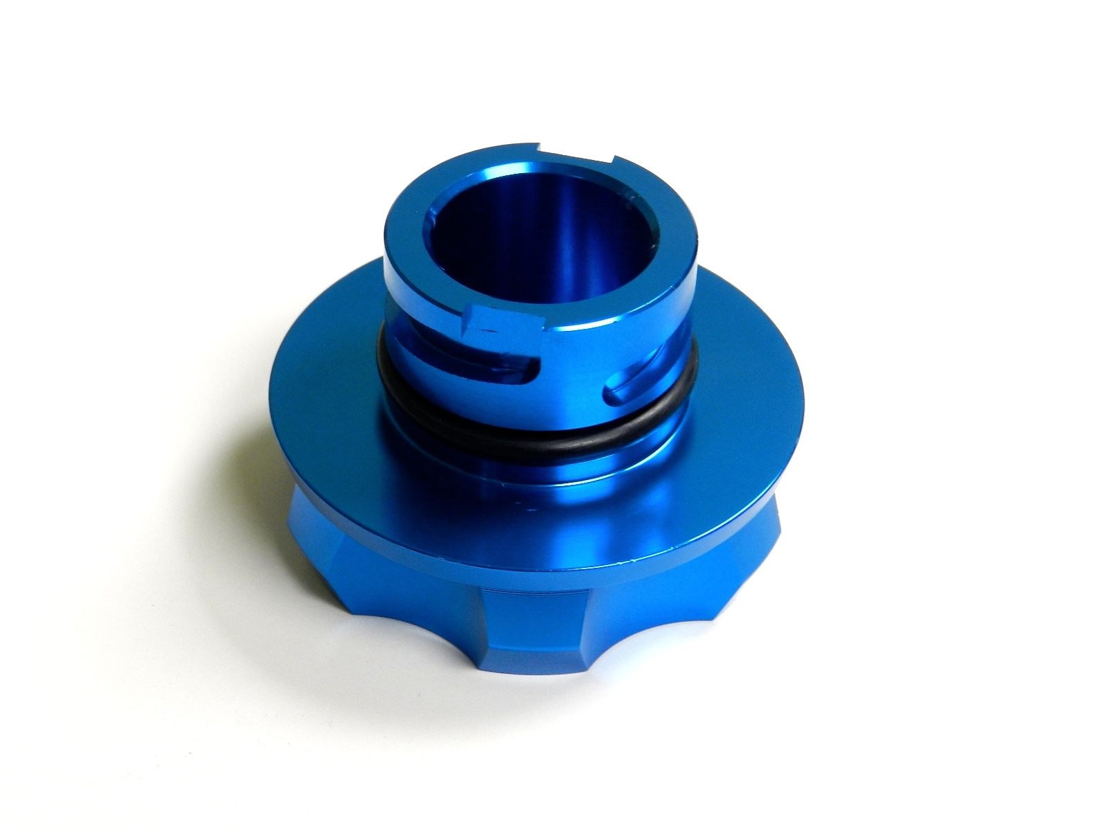 VMS RACING BLUE CNC BILLET ENGINE OIL FILLER CAP FOR 05-17 FORD MUSTANG ...