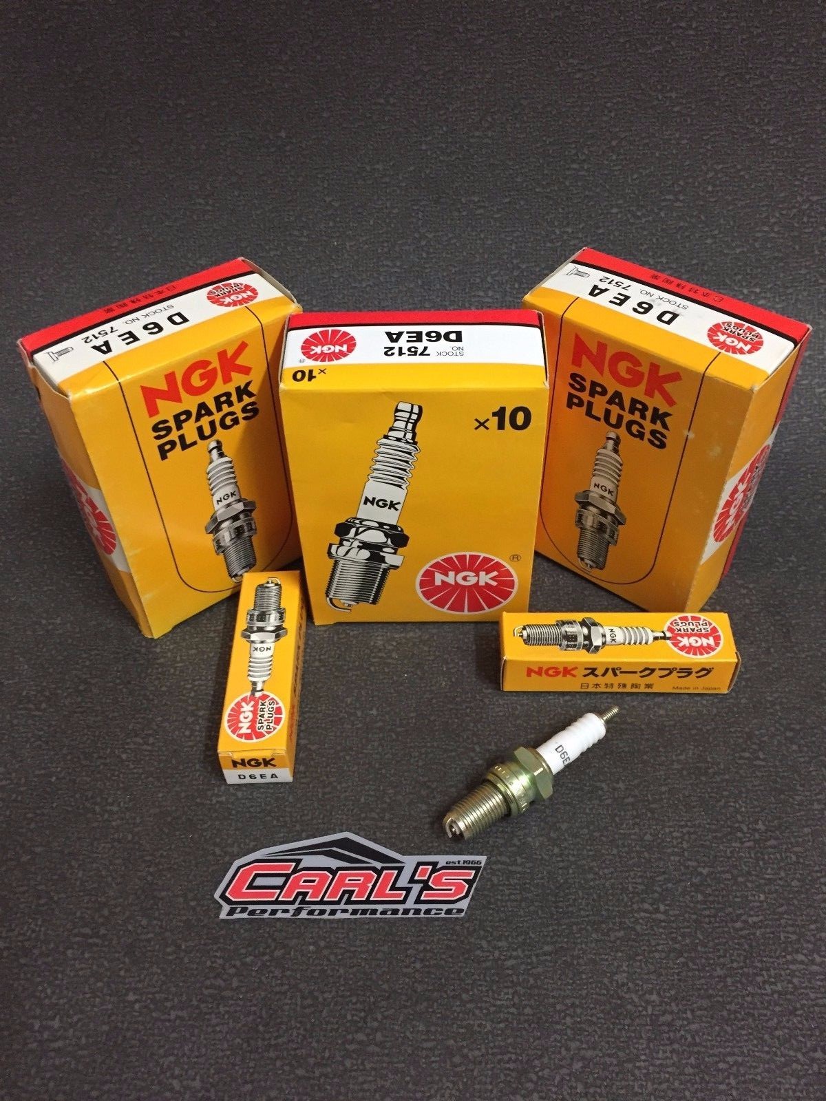 NGK D6EA D6 EA New Old Stock Unused Spark Plug Vintage NOS AHRMA VW ...