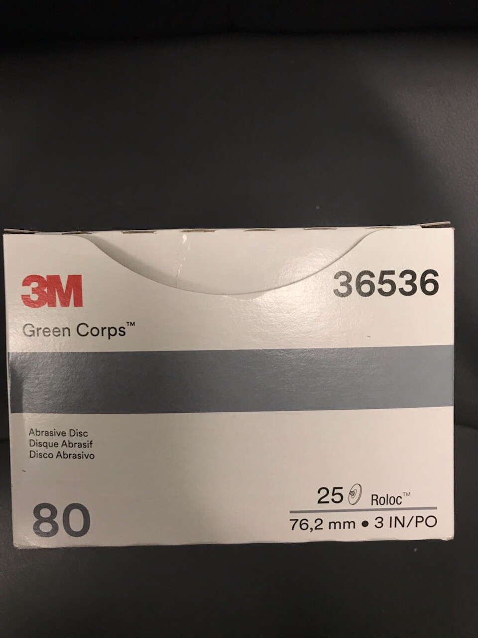 3M Green Corps Roloc Grinding Discs 3" 80 Grit 3M 36536 replacement for ...