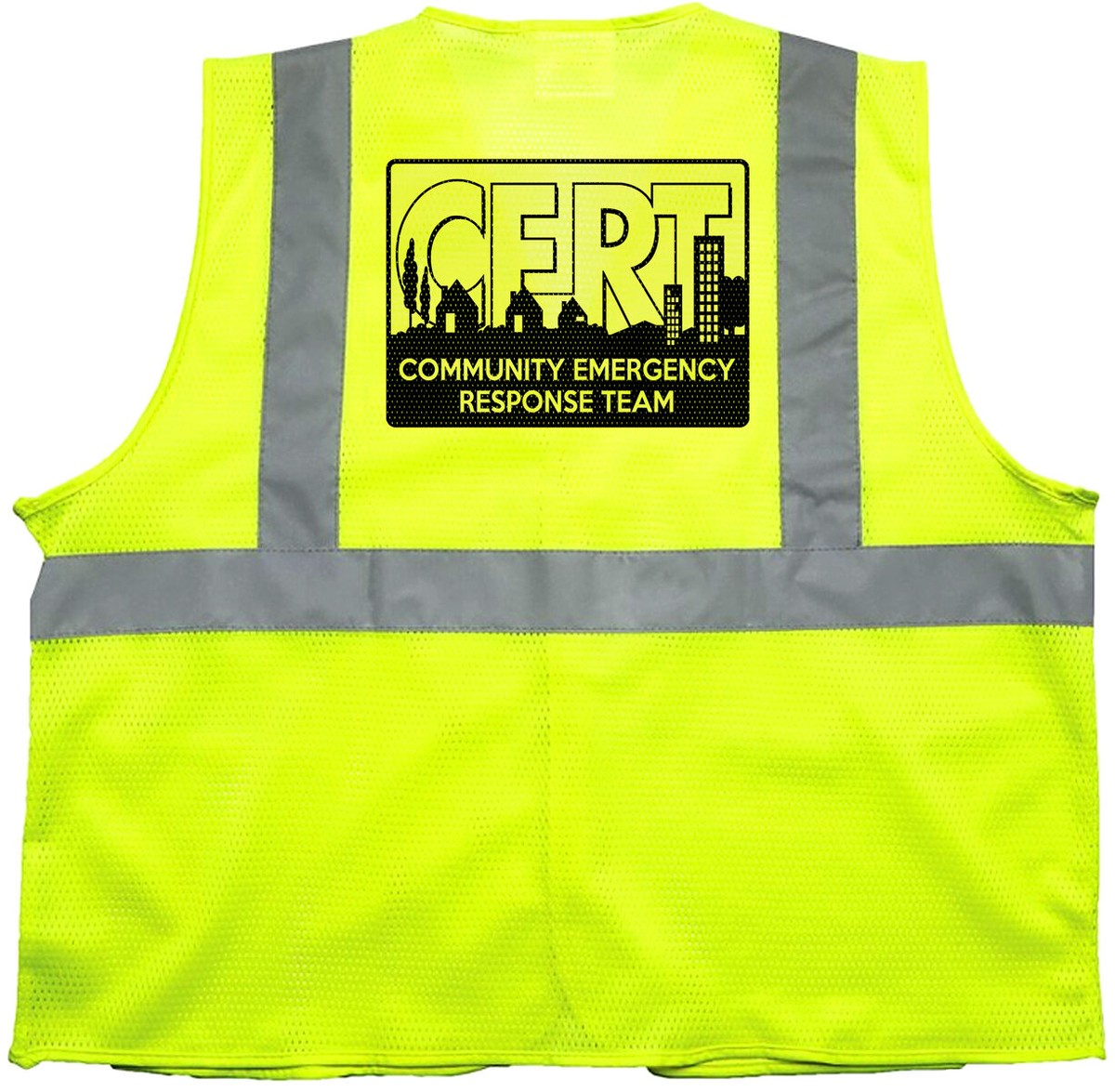Emergency Preparedness Vests Pre Printed Vests Warden, XL | Seton